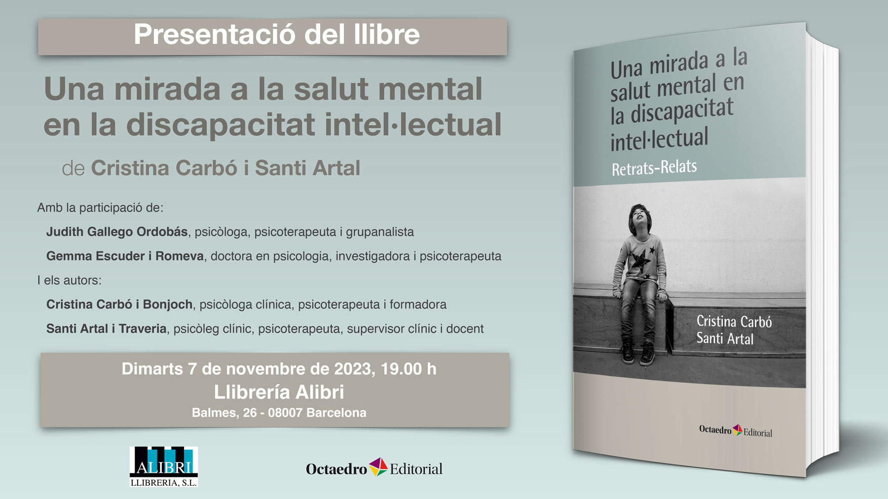 Presentació del llibre: Una mirada a la salut mental en la discapacitat ...